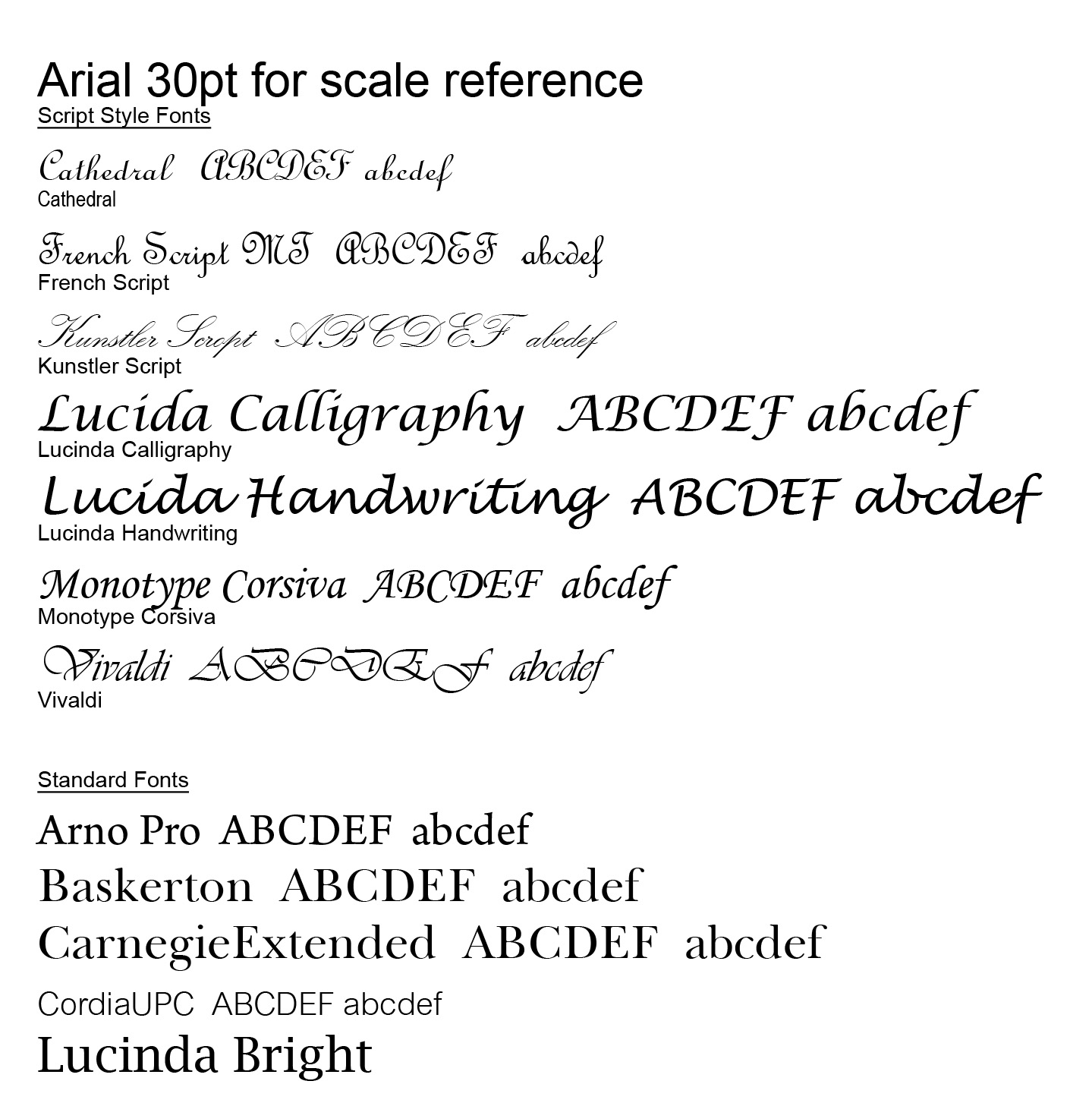 Cursive Font Microsoft Word