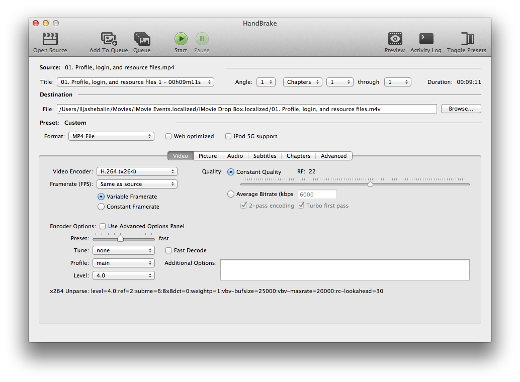 Imovie 9 Produces Gigantic Files On Import Fails To Generate