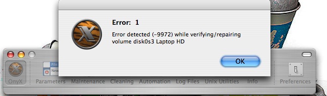 OnyX Error | MacRumors Forums