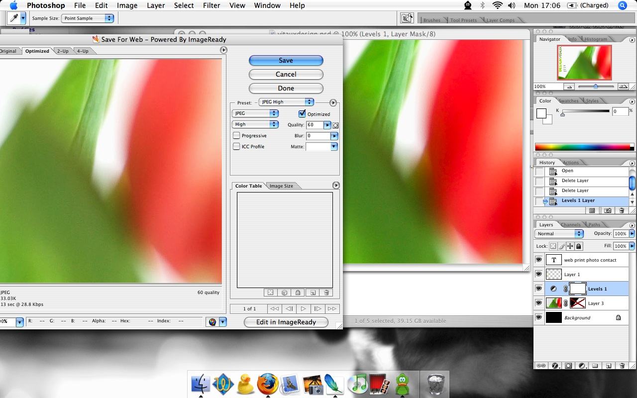 photoshop: muting colors on export? | MacRumors Forums