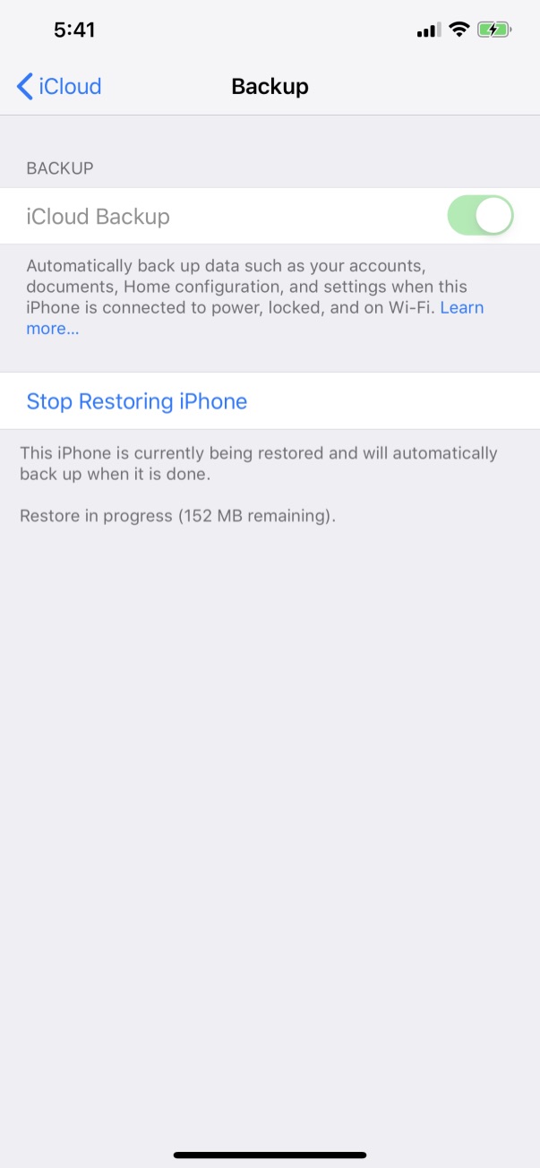Restoring media from iCloud backup taking too long | MacRumors Forums Restoring media from iCloud backup taking too long | MacRumors Forums