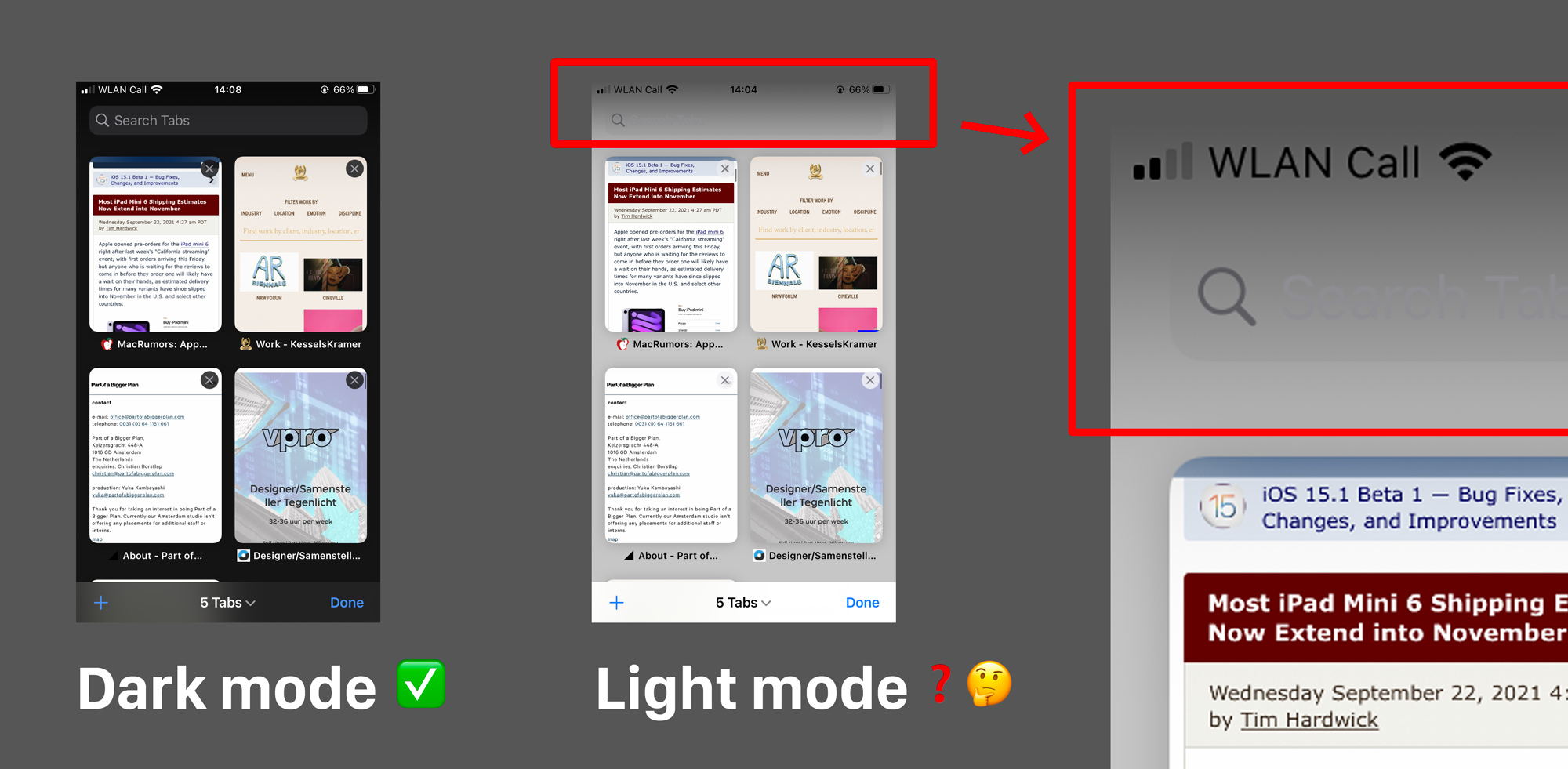 Thread of design flaws / inconsistencies in iOS 15 | MacRumors Forums