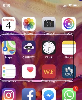 Weird rectangle on screen | MacRumors Forums
