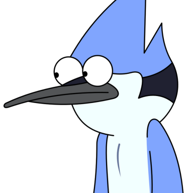 Regular Show Mordecai Face