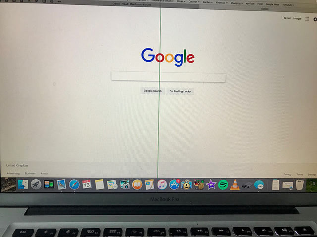 Green line appeared on screen | MacRumors Forums