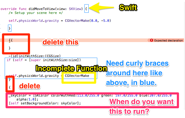 Expected Declaration Error Macrumors Forums